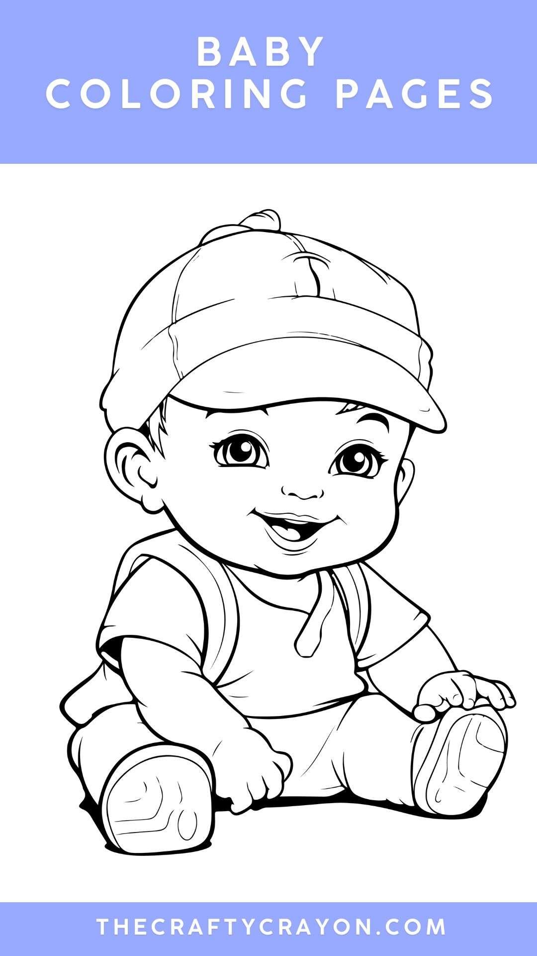 Baby Coloring Pages (Free Printable PDFs)