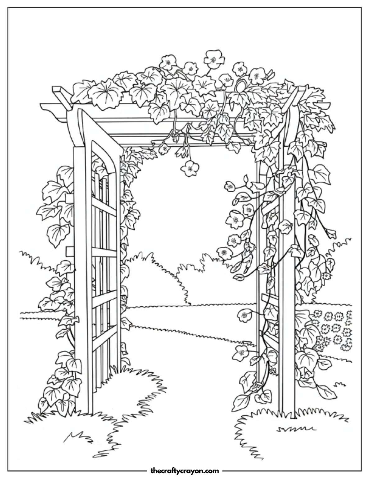 Beautiful Nature Coloring Pages