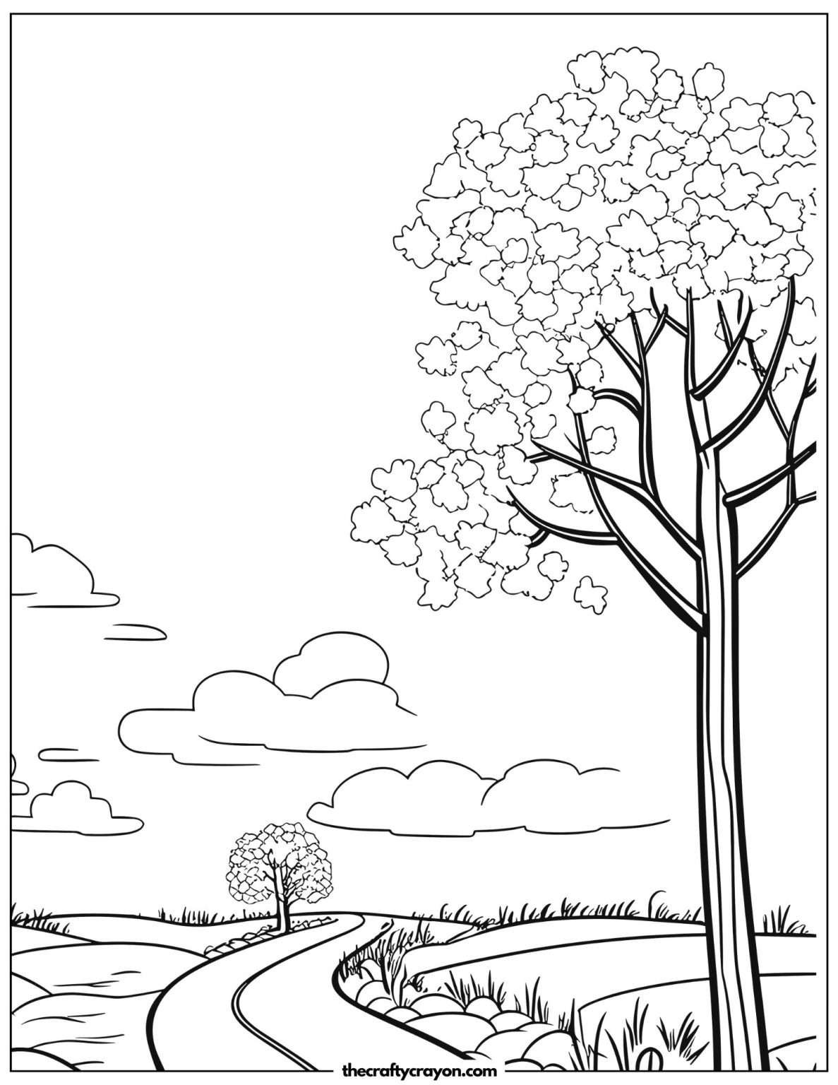 Beautiful Nature Coloring Pages