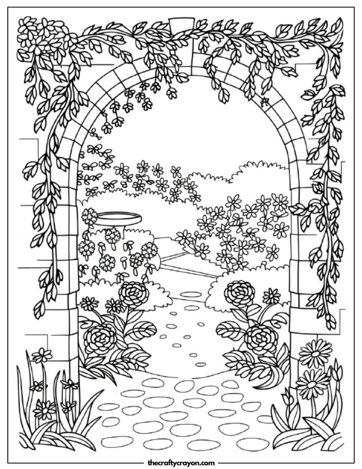 Beautiful Nature Coloring Pages