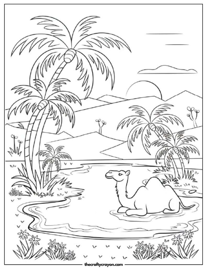 Beautiful Nature Coloring Pages