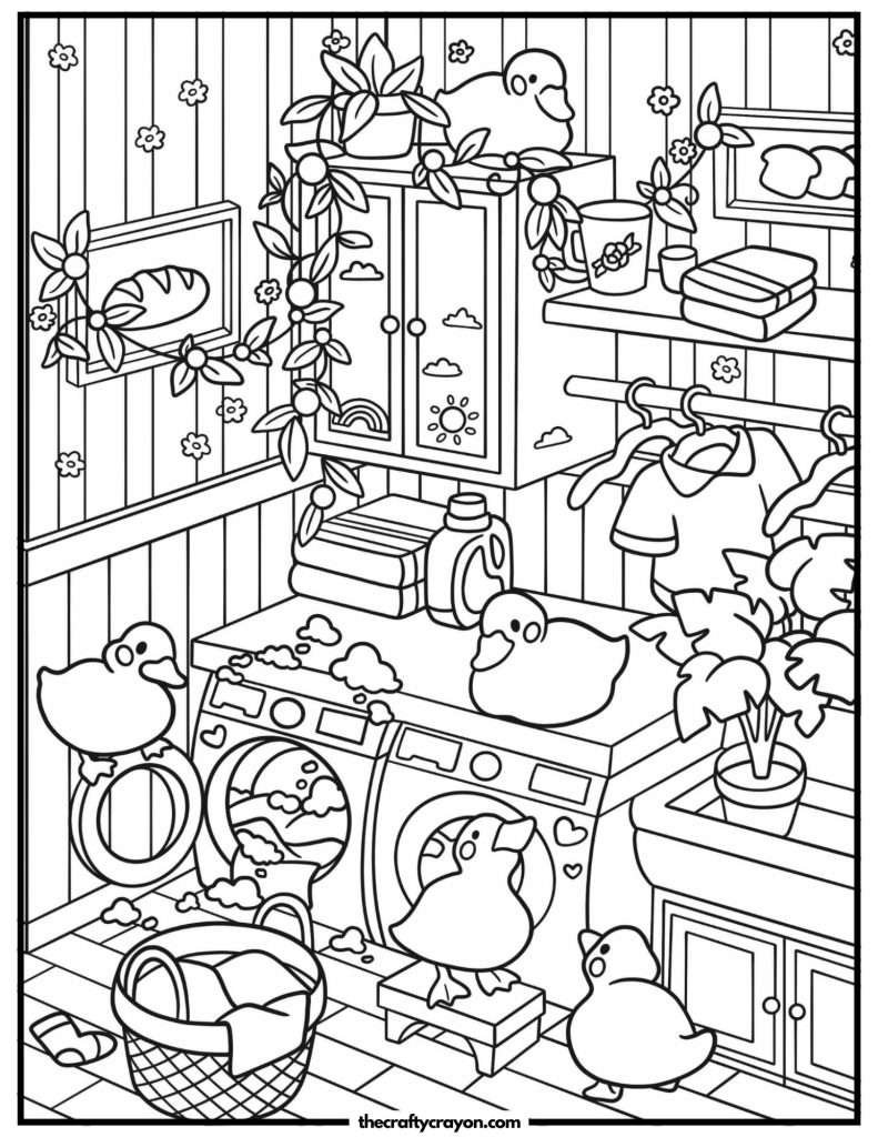 Aesthetic Coloring Pages (Free Printable PDFs)