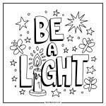 Inspirational Coloring Pages (Free Printable PDFs)