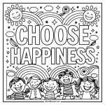 Inspirational Coloring Pages (Free Printable PDFs)