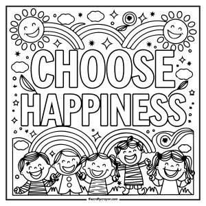 Inspirational Coloring Pages (Free Printable PDFs)