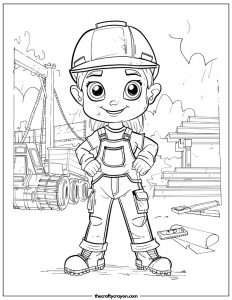 Construction Coloring Pages (Free Printable PDFs)
