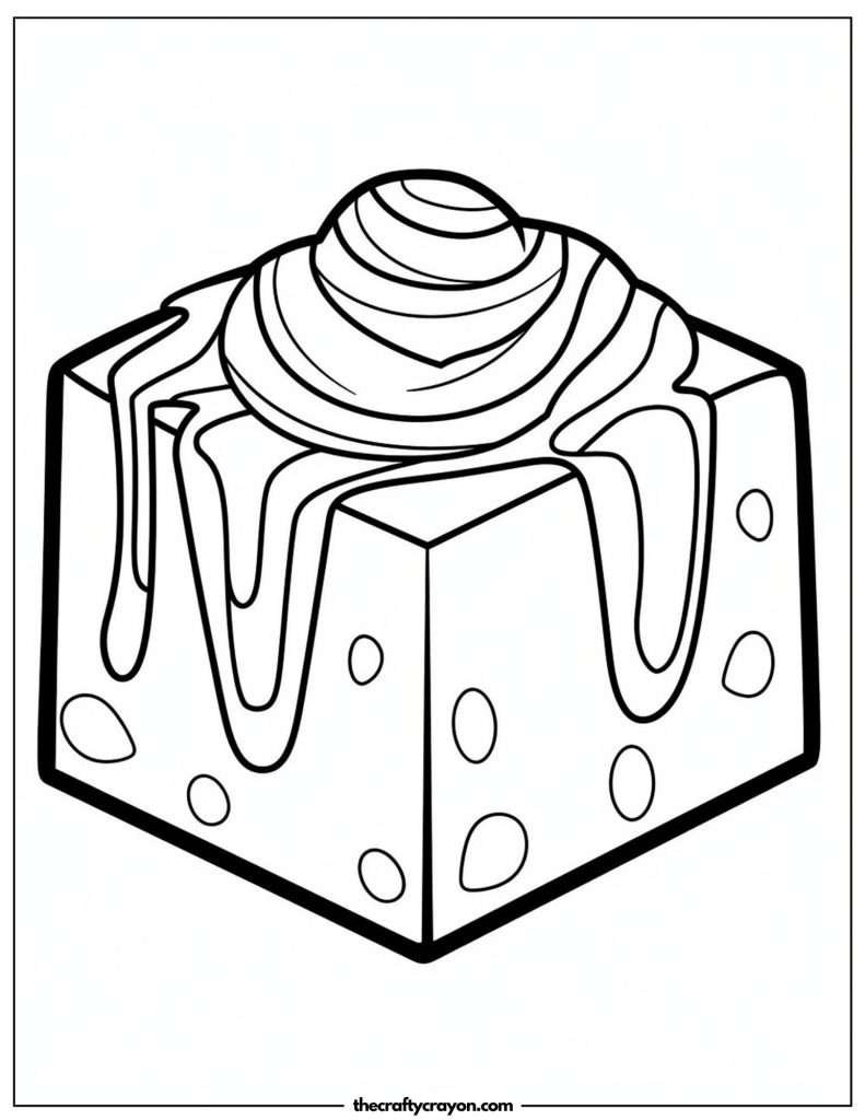 Dessert Coloring Pages (Free Printable PDFs)