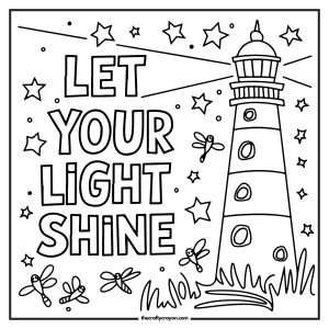 Inspirational Coloring Pages (Free Printable PDFs)