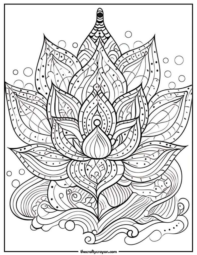 Zentangle Coloring Pages For Adults