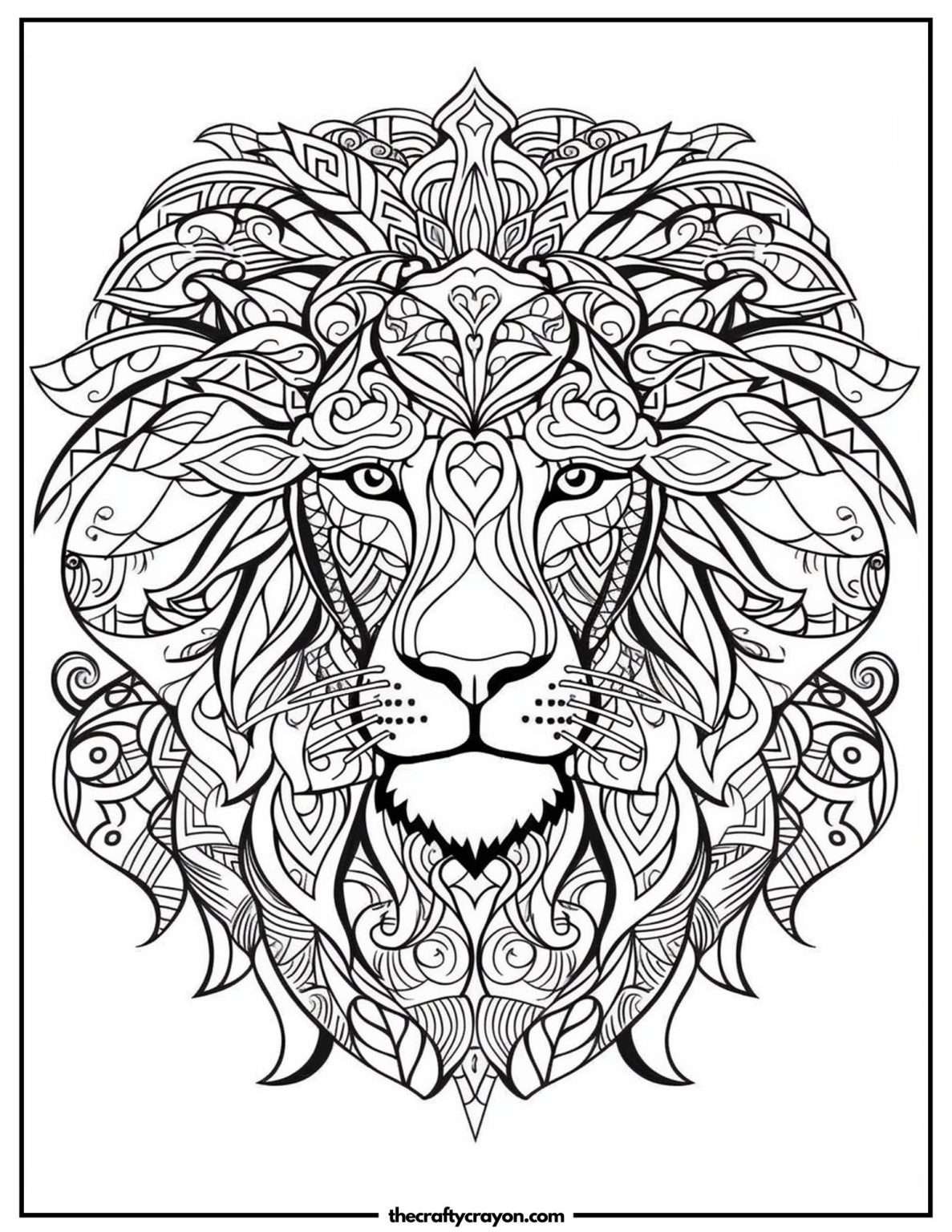 Zentangle Coloring Pages For Adults