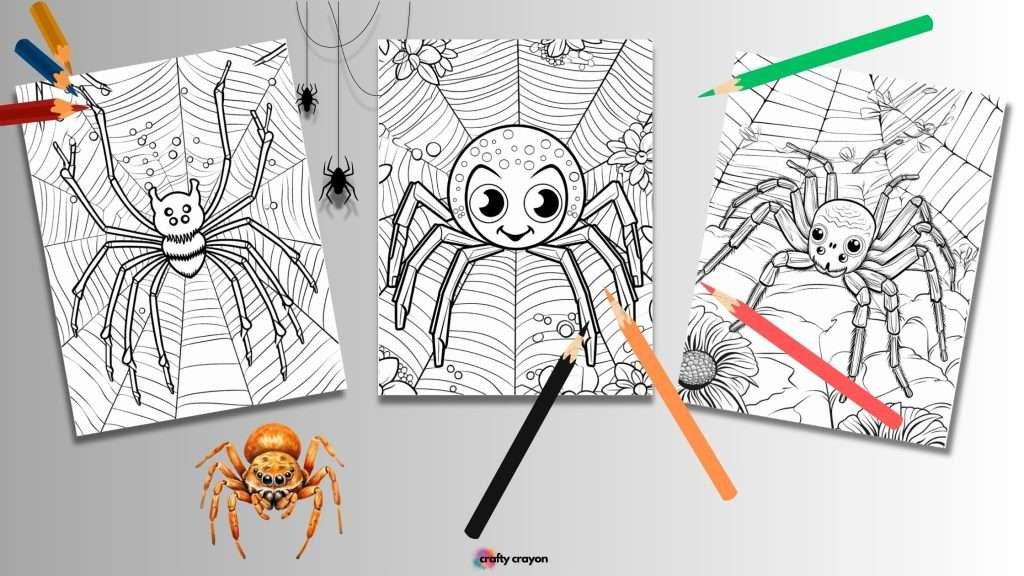 Spider Coloring Pages (Free Printable PDFs)