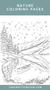 Beautiful Nature Coloring Pages