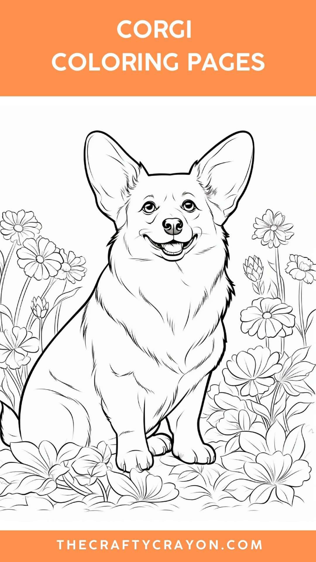 Corgi Coloring Pages (Free Printable PDFs)