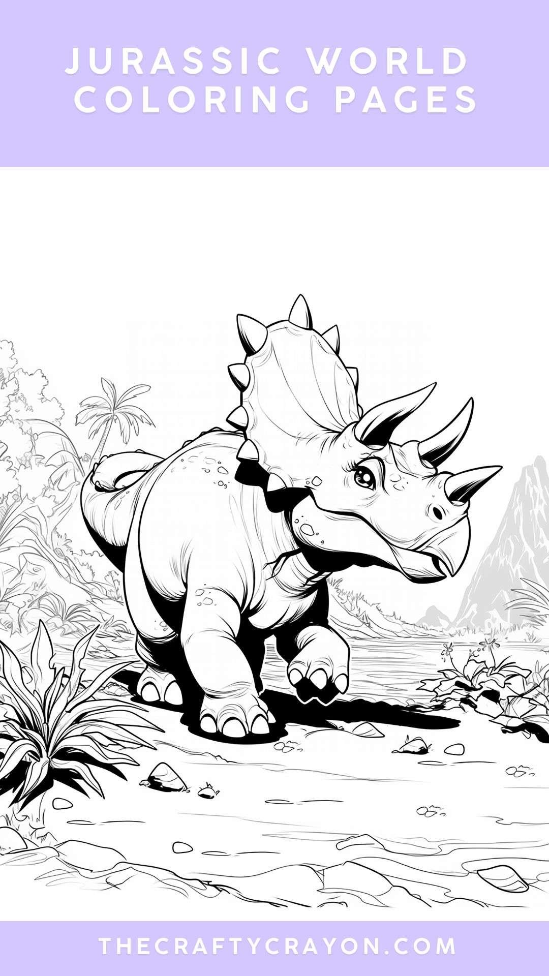 Jurassic World Coloring Pages (Free Printable PDFs)