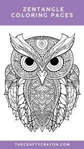 Zentangle Coloring Pages For Adults