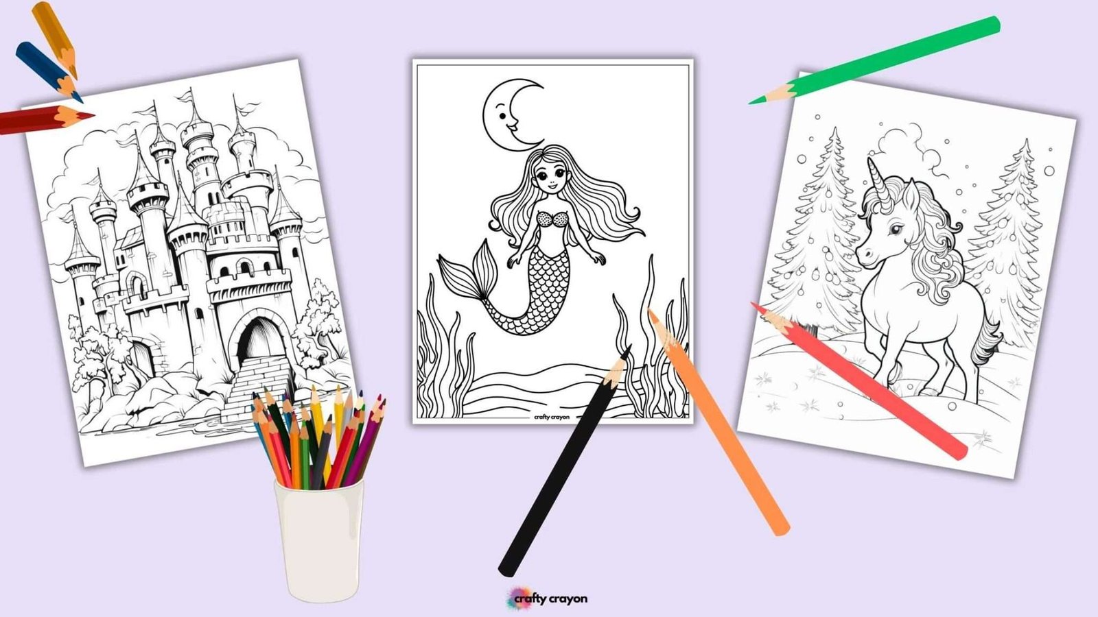 Fantasy - Free Printables and Coloring Pages | The Crafty Crayon
