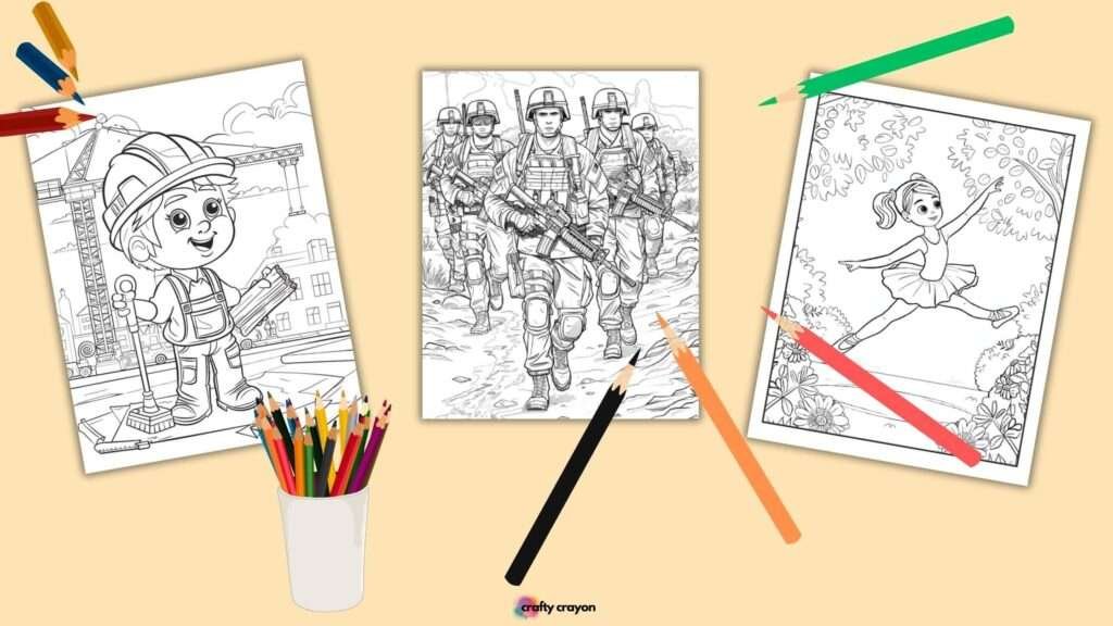 People Coloring Pages (Free PDF Printables)